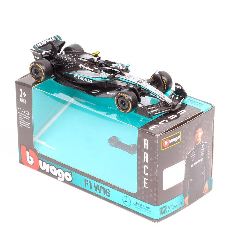 18-38176A Bburago F1 Mercedes-AMG W16 #12 Andrea Kimi Antonelli 2025 1 ...